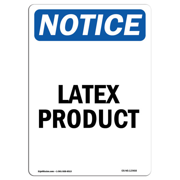 SignMission Latex Product Sign Wayfair